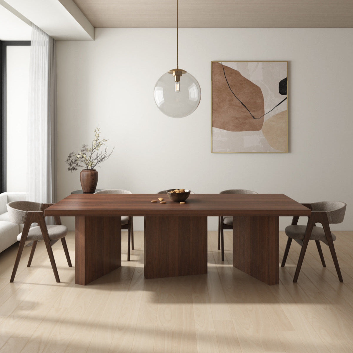 Colter dining table - Walnut wood – COMO decor