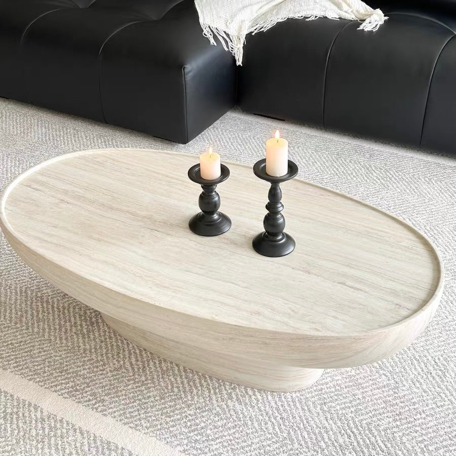 Kursten coffee table (Travertine-look) – COMO decor
