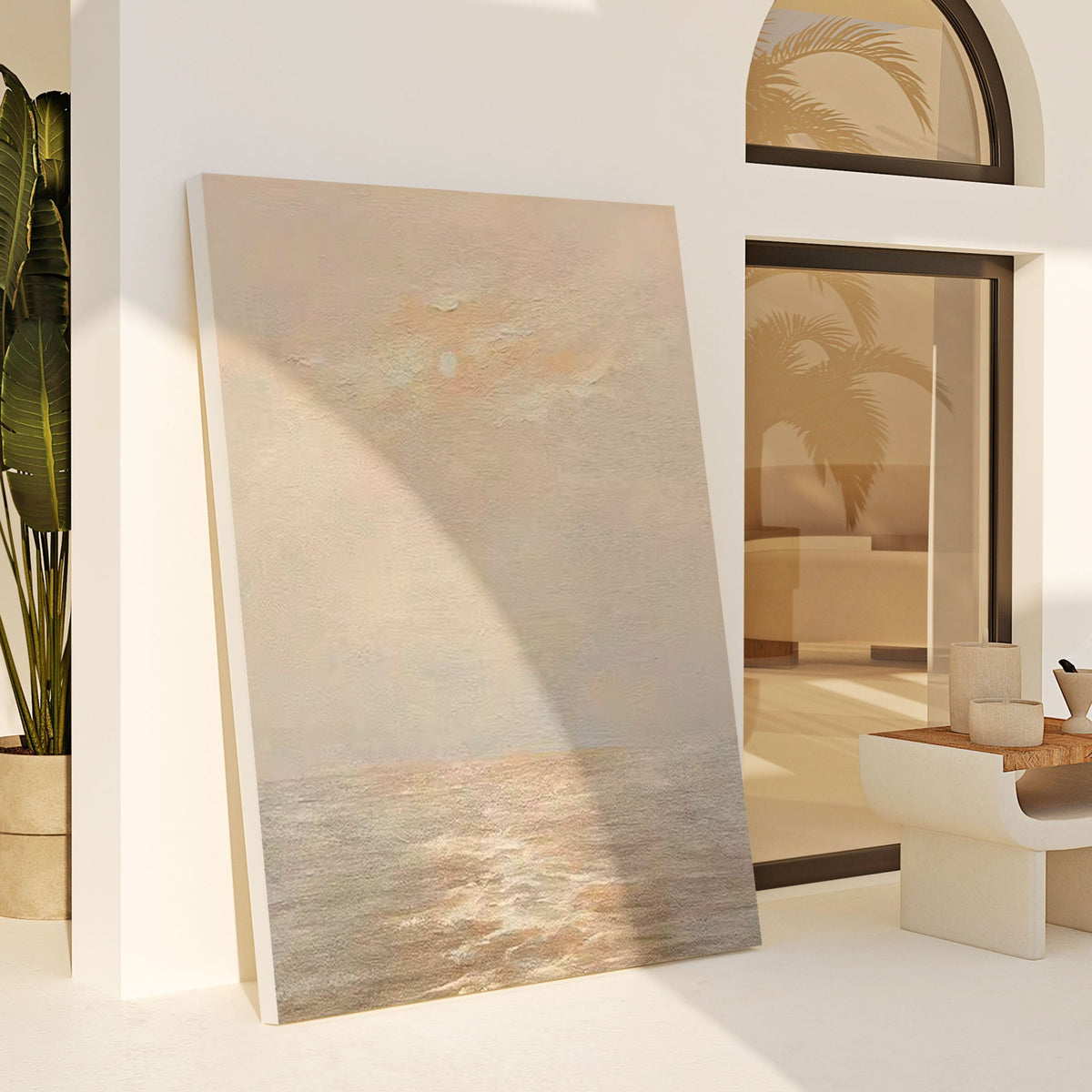 [Hand-painted] Gentle Tide wall art – COMO decor