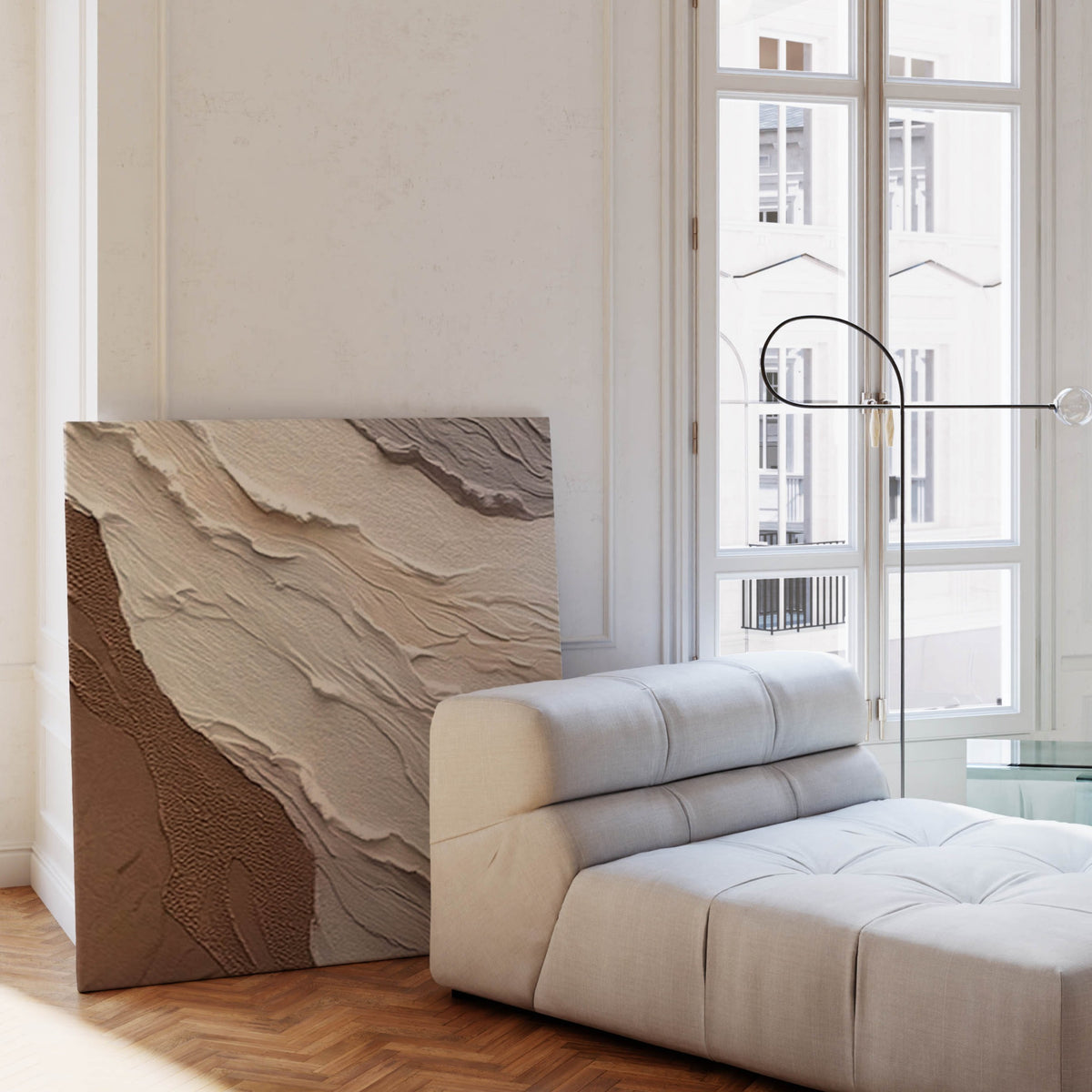 [Hand-painted] Oskar wall art – COMO decor